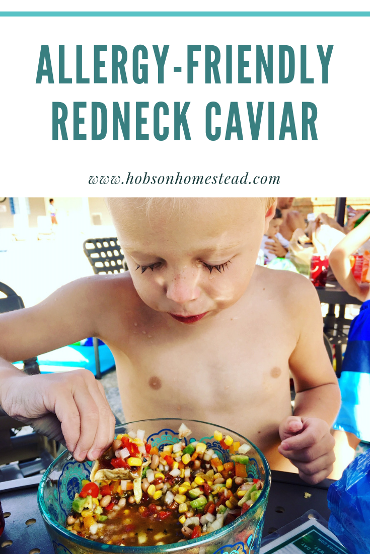 Allergy-friendly redneck caviar - The Hobson Homestead