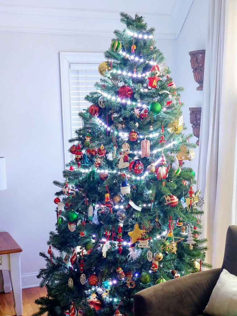 How My Lowly Christmas Tree Helped Me Focus on Jesus - The Hobson Homestead
