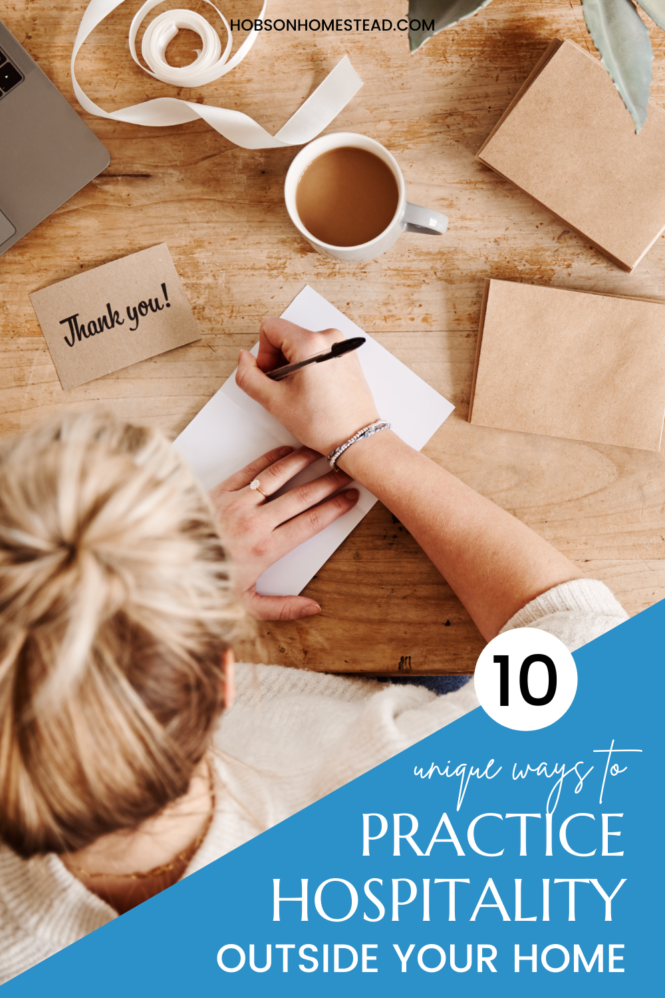 10 Unique Ways to Practice Hospitality Outside Your Home - The Hobson ...