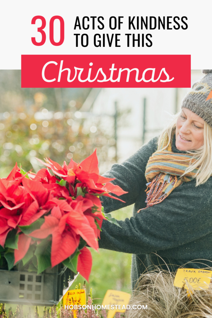 30 Ways to Spread Kindness This Christmas - The Hobson Homestead