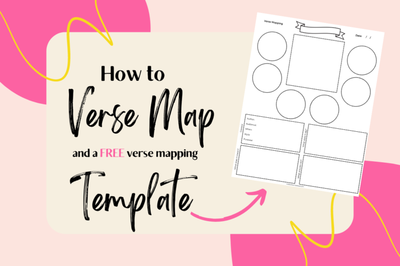 How to Verse Map and a Free Verse Mapping Template - The Hobson Homestead