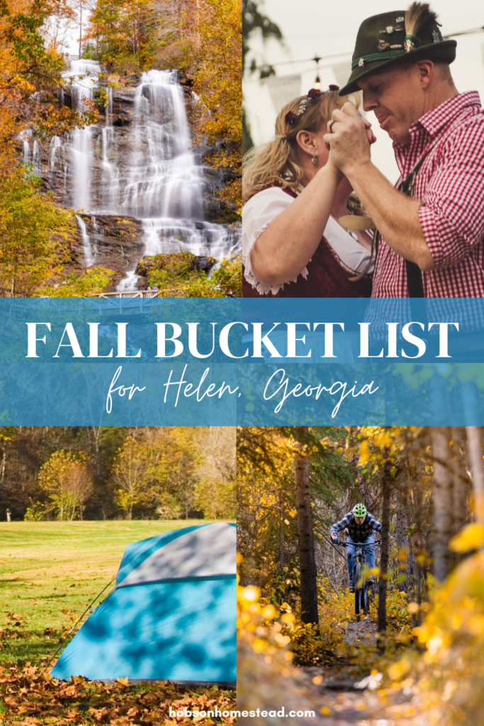 The Best Fall Bucket List for Helen, Georgia - The Hobson Homestead